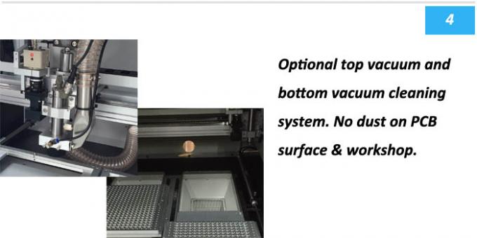 EM-5700N PCB Depaneling Router Machine PC Control, 4.5kg / Cm2 เครื่อง ...