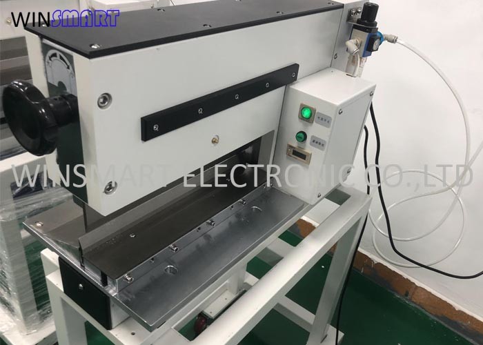 การควบคุมสวิตช์เท้า 200u Strain PCB Separator Machine Guillotine PCB Cutter