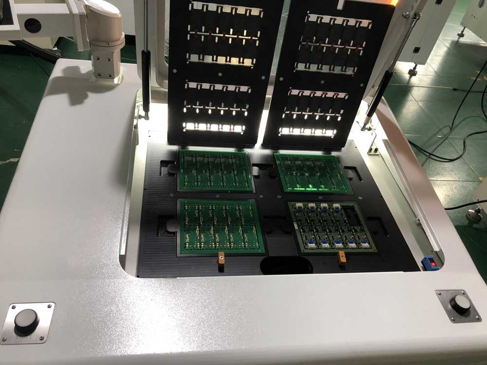 60000RPM SycoTec Spindle PCB Depaneling Router Machine กับโต๊ะเดียว